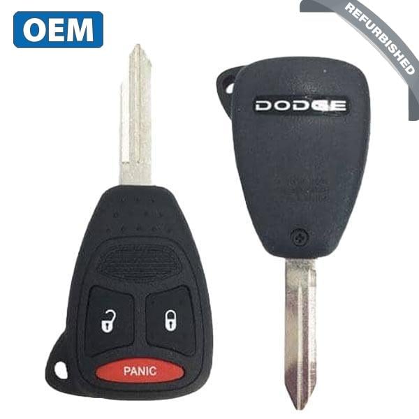 Oem REF: 2005-2011 Dodge Dakota / 3-Button Remote Head Key / PN: 05183348AA / KOBDT04A (Non ...